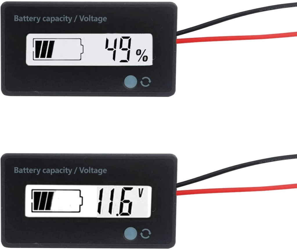 Lithium Battery Meter for 12V 24V 36V 48V, 72V and 84V | Lithium ...